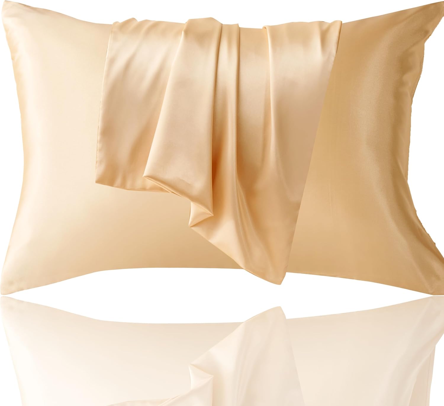 Amazon.com: Vreysilkus Satin Silk Pillowcase for Hair and Skin 2 Pack ...