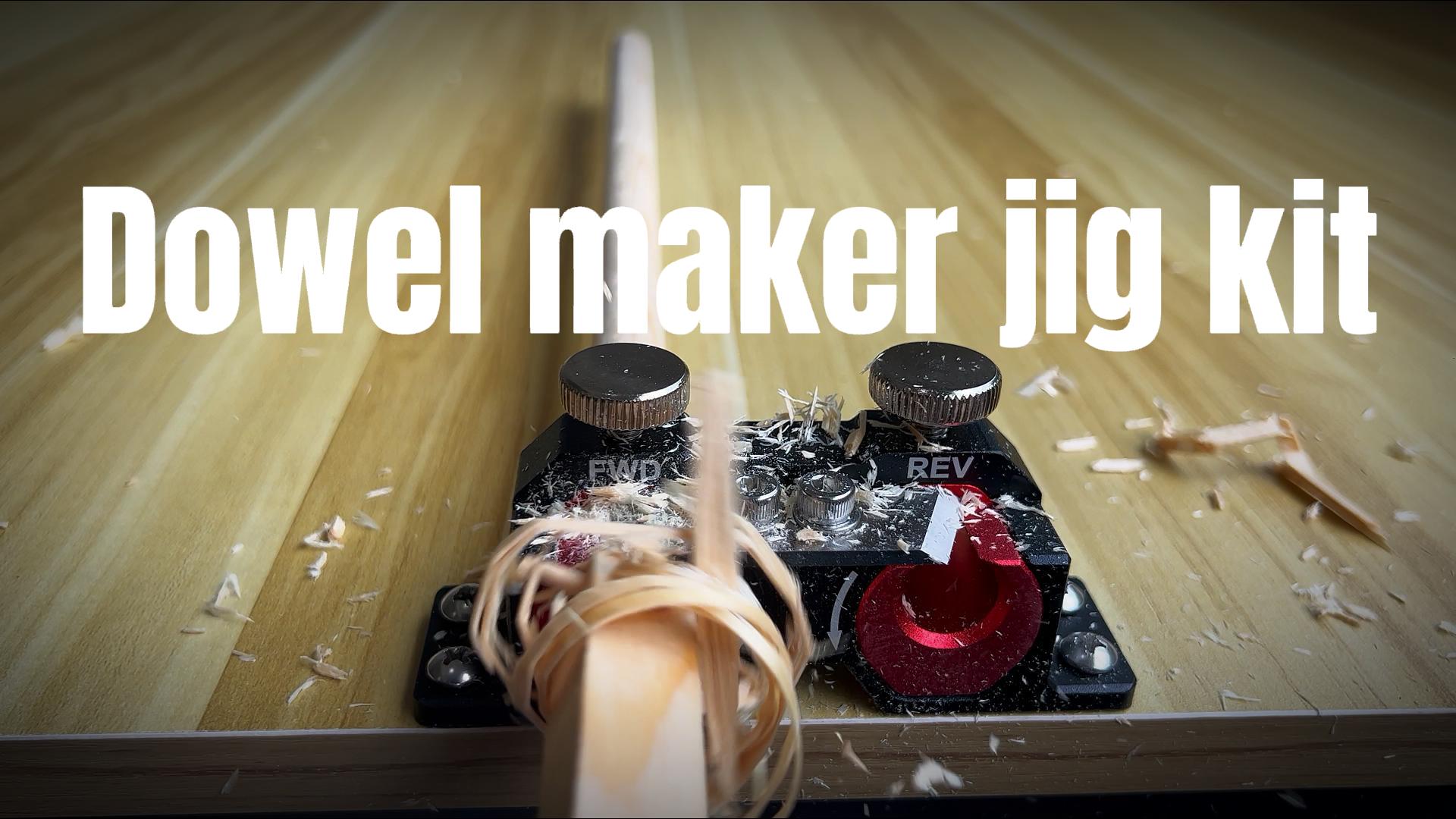 Watch How to use the BAYSTMAM dowel maker jig kit on Amazon Live