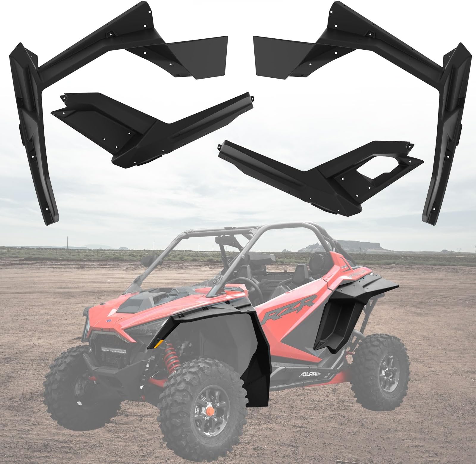 Black Nurbo DRT | Polaris RZR Pro XP | Pro R | Turbo R | Bed Enclosure ...