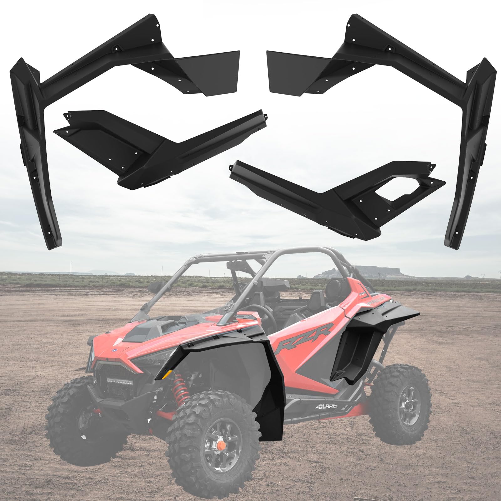 Fender Flares for RZR PRO XP/XP 4 2020-2023, Front & Rear Heavy Duty ...