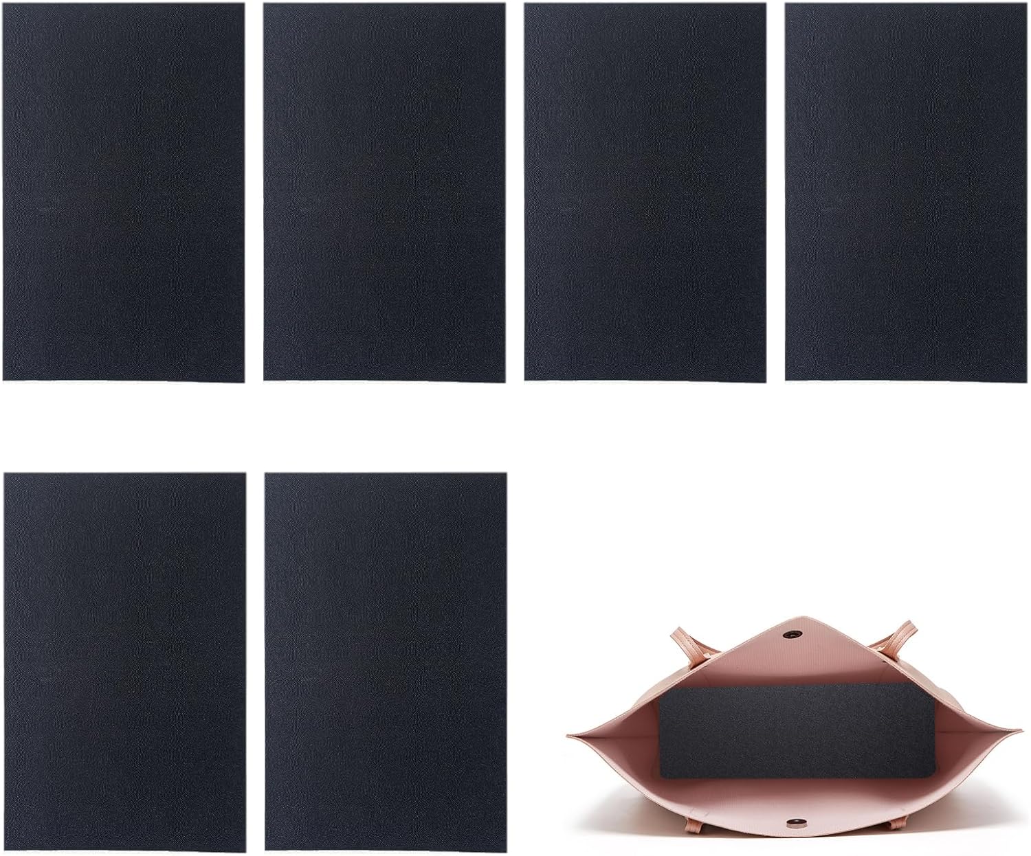 Amazon.com: 6pcs Purse Bottom Insert, 9.8 x 5 Inch Handbag Base Shaper ...