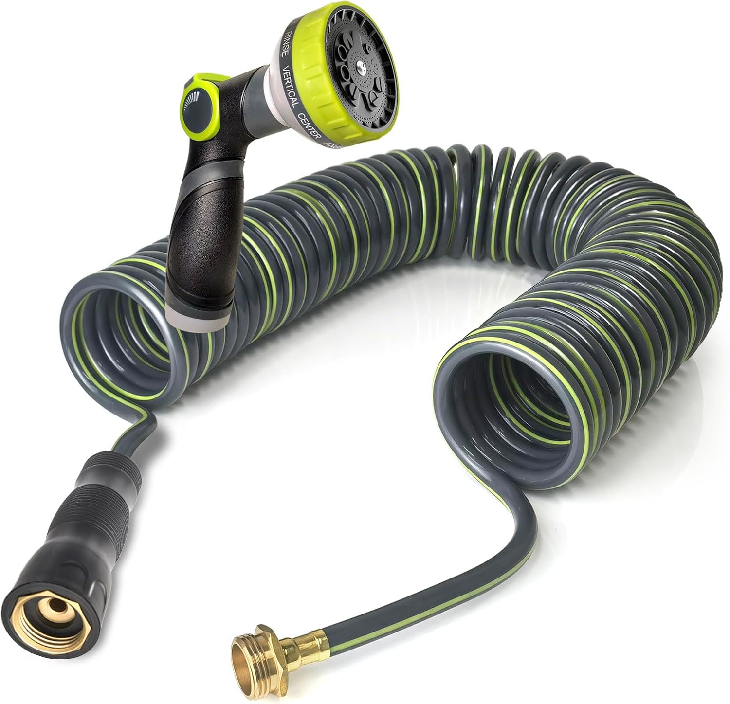Amazon.com : HomeyHoney 3/8'' Retractable EVA Coil Garden Hose 50 ft ...