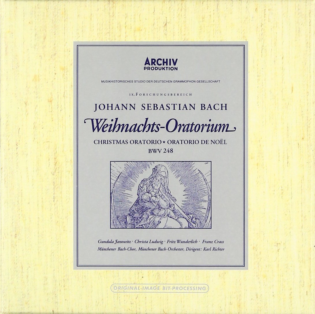 Karl Richter - Johann Sebastian Bach Weihnachts-Oratorium Christmas ...