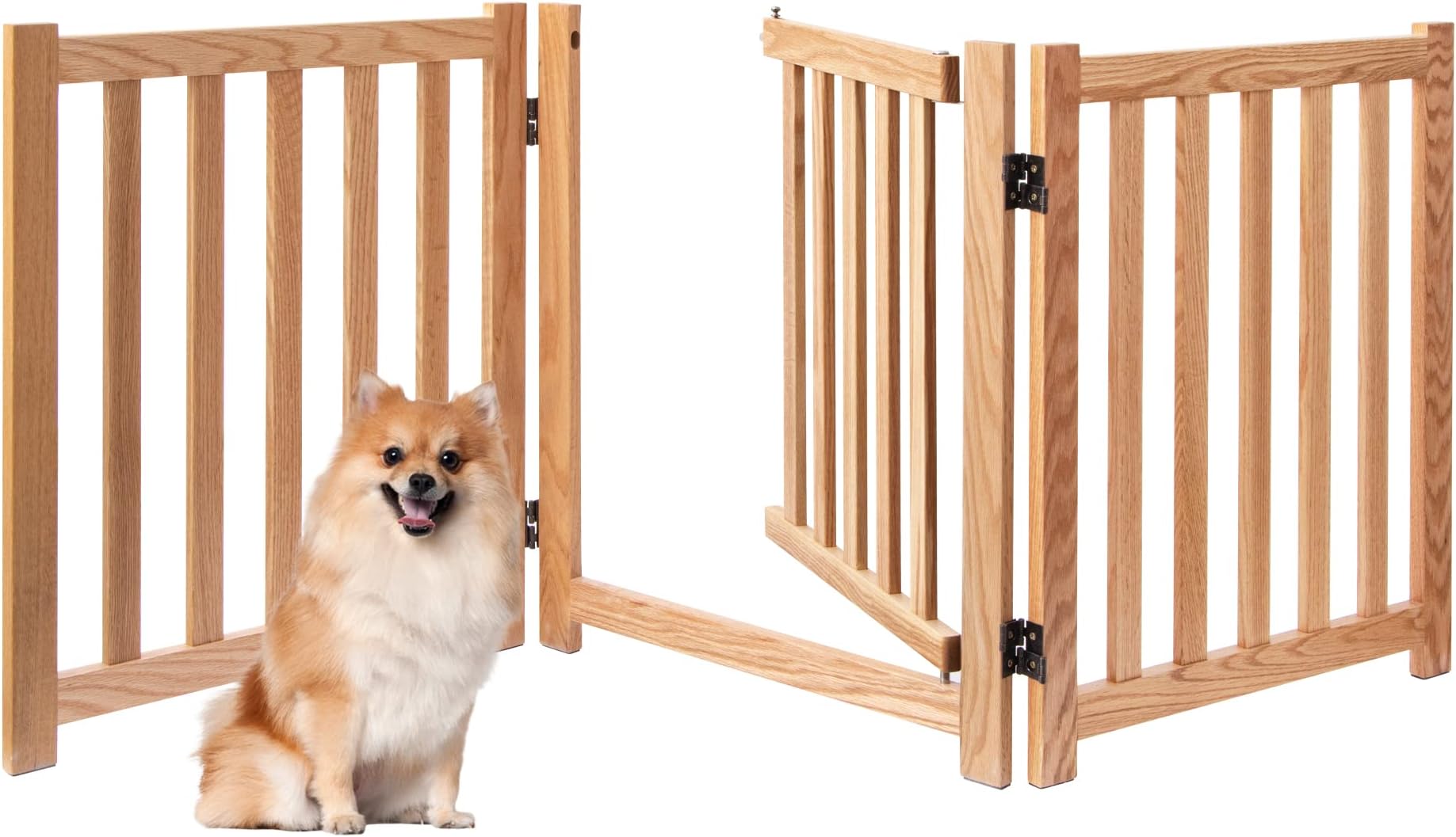 Amazon.com: Purbambo Foldable Dog Gate for Small Dogs, 3-Panel ...