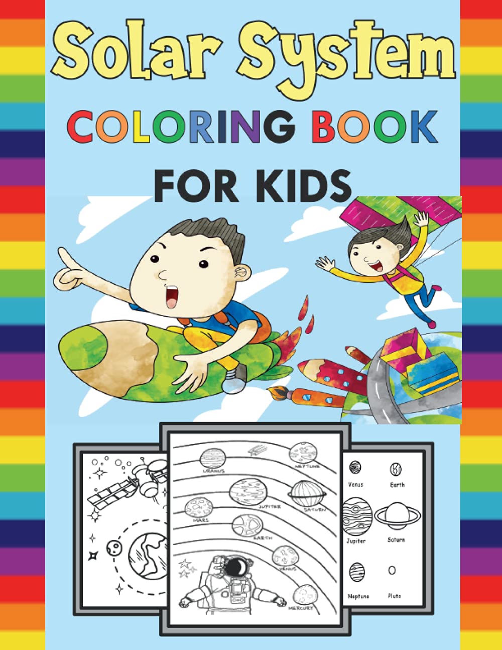 Buy Solar System Coloring Book for Kids: Solar System for Kids, Cute ...