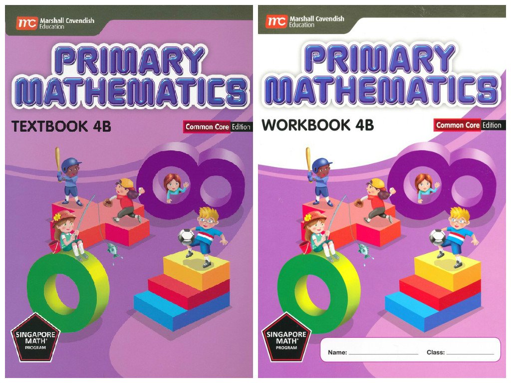 Primary Mathematics 4B SET-Textbook and Workbook (Common Core Edition ...