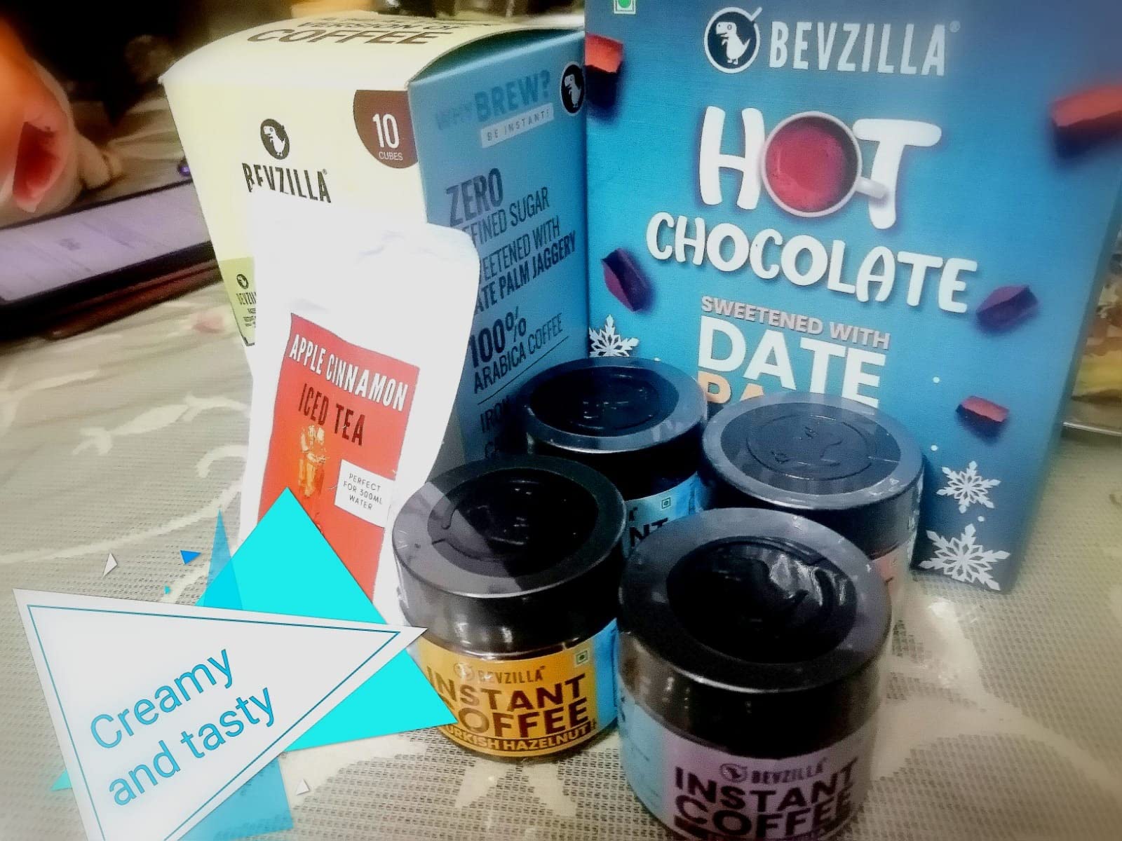 Bevzilla 10 Assorted Coffee Cubes, Flavorued Instant Coffee Powder Pack ...