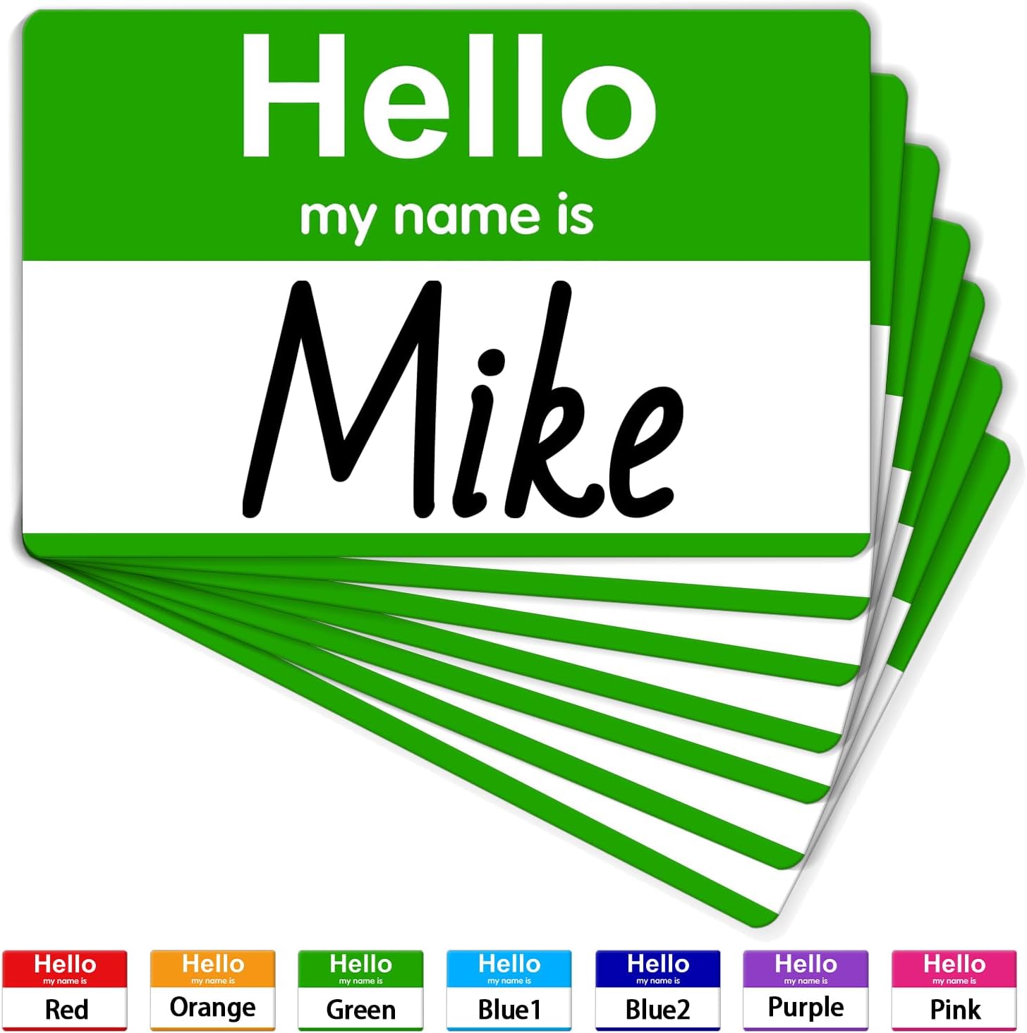Amazon.com: 200 Pcs St. Patrick's Day Name Tags Stickers,Hello My Name ...