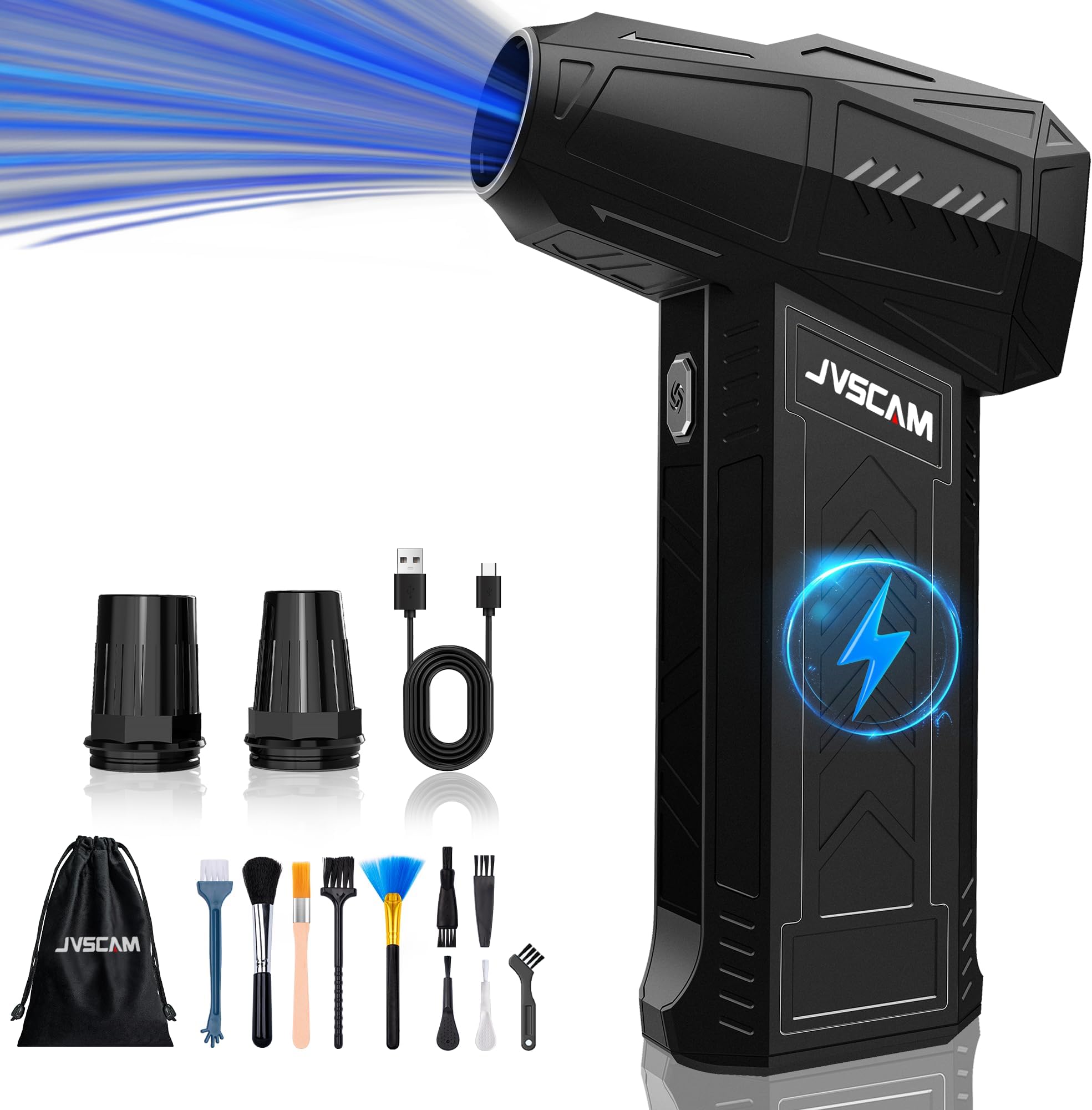 Amazon.com: Compressed Air Duster - Electric Air Duster with Brushless ...