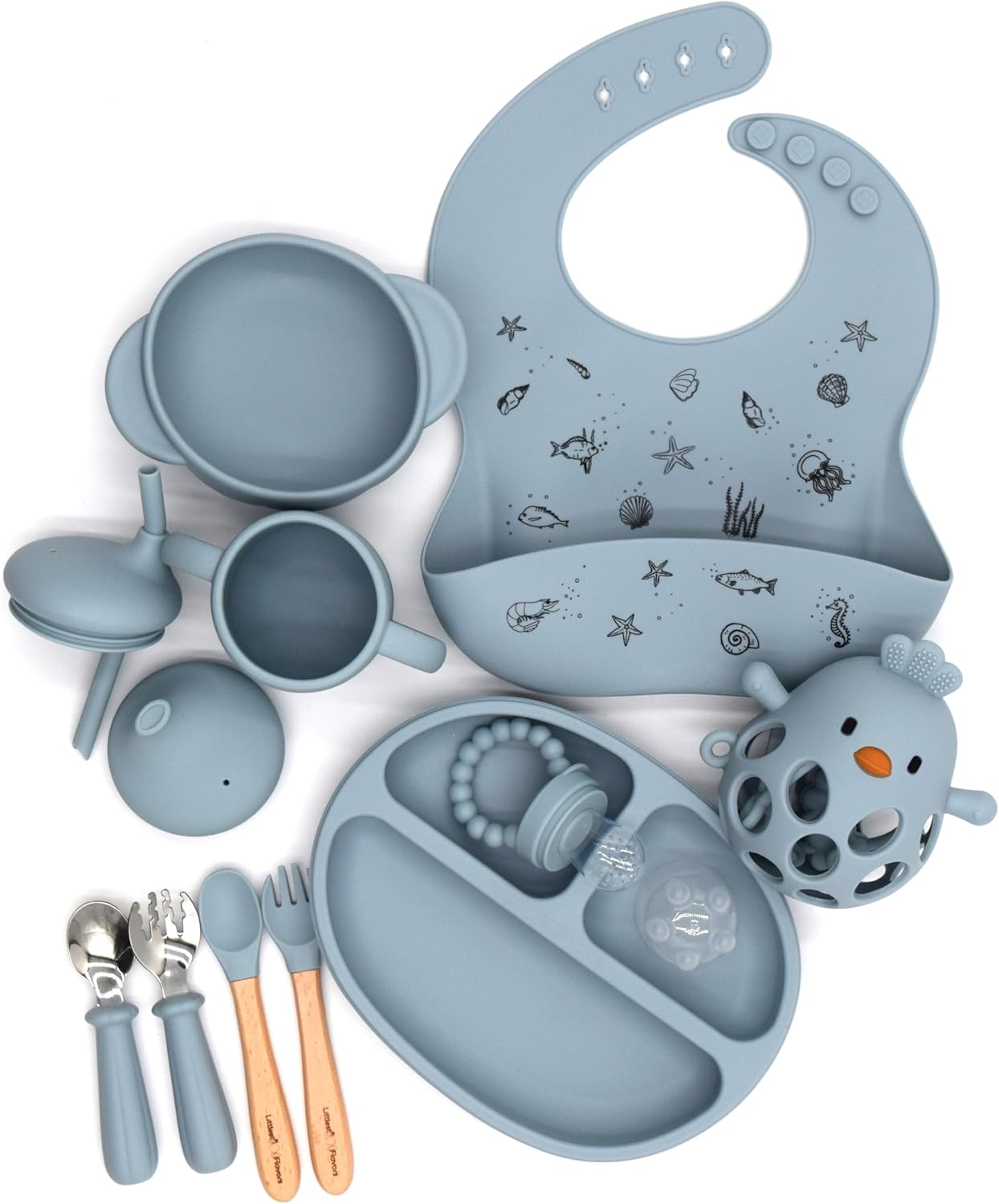 Amazon.com: Littlest Flavors Essentials Bundle:Silicone Baby Feeding ...