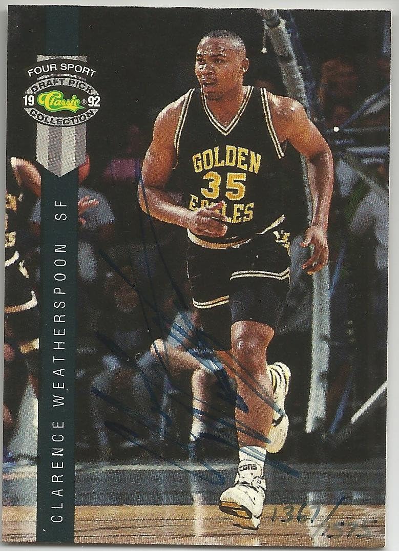 Amazon.com: 1992 Classic Four Sport Draft Clarence Weatherspoon ...