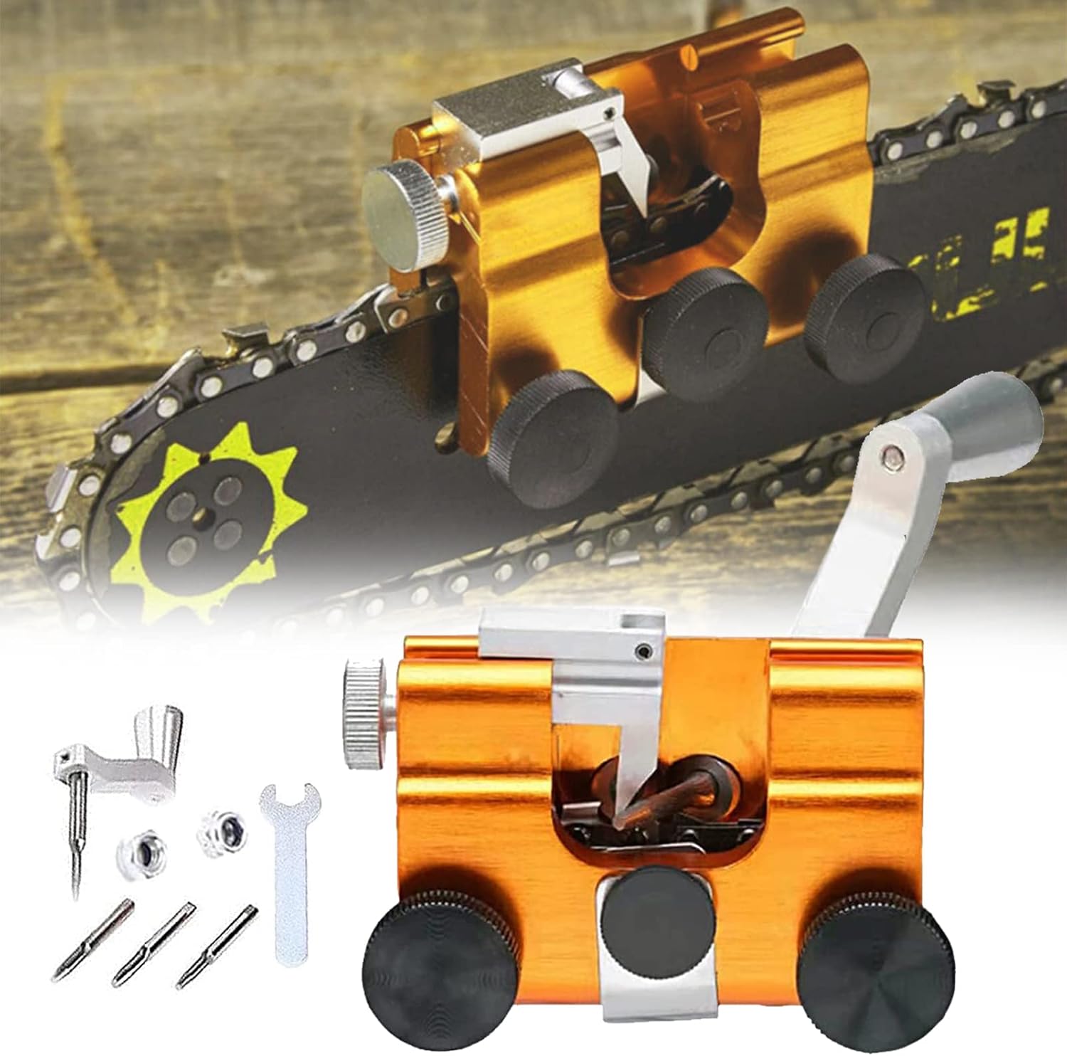 Amazon.com: Chainsaw Sharpening Jig Kit, Chainsaw Sharpener, Deluxe ...