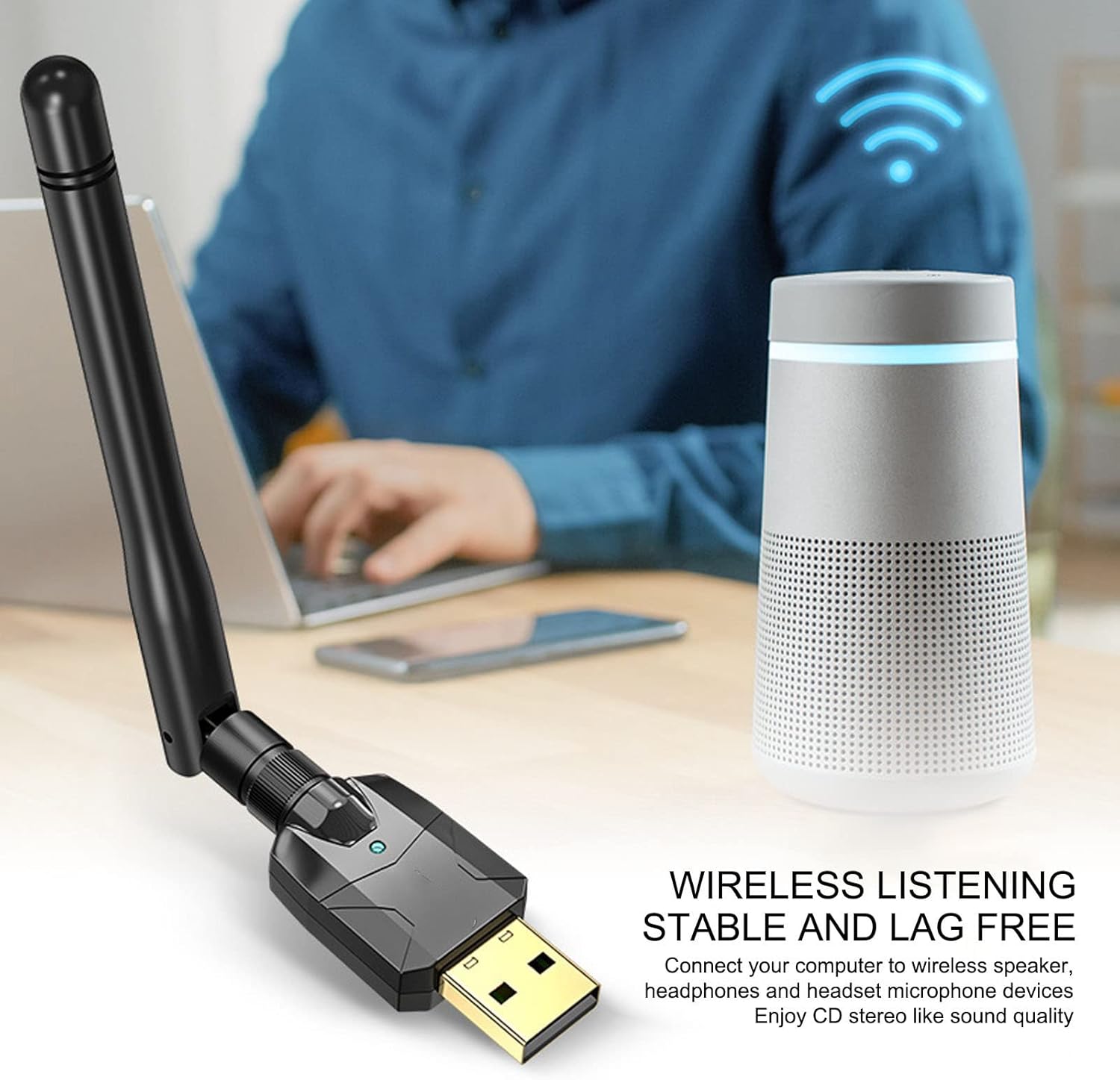 Heayzoki Portable Bluetooth 5.1 Adapter User Manual