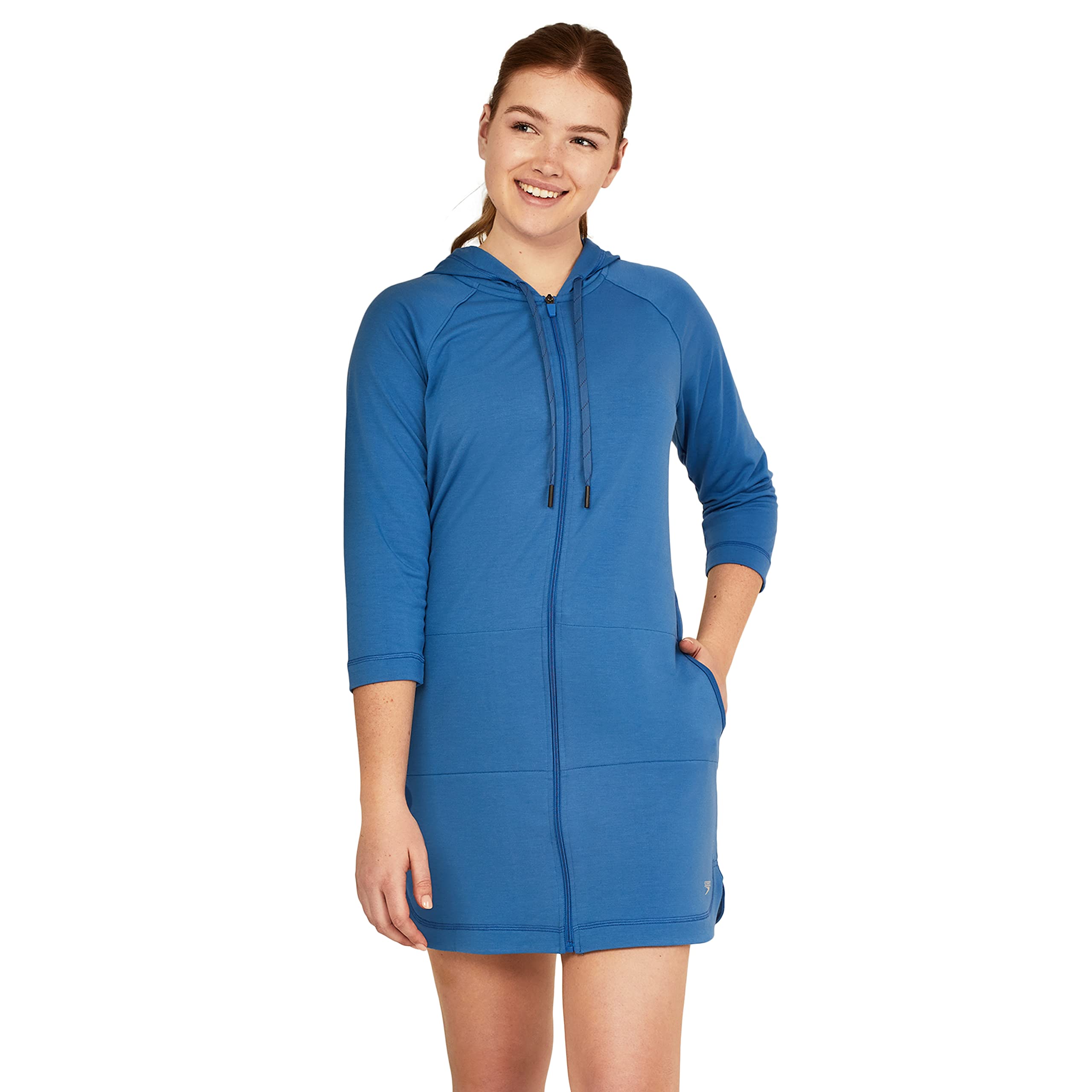 Amazon.com: Speedo Women's Hooded Aquatic Fitness Robe and Cover-Up ...