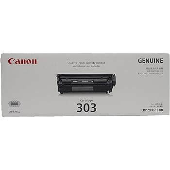 Canon 303 Toner Cartridge Black: Amazon.in: Computers & Accessories