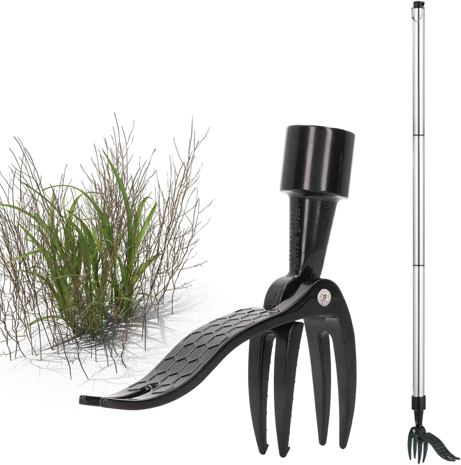 Bufunto New Detachable Weed Puller, Garden Weeder Tool with 4 Claws ...