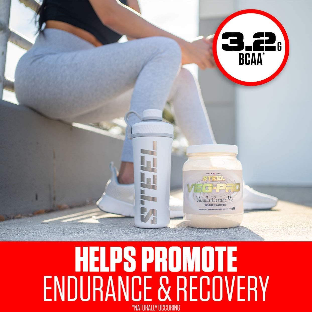 Steel Supplements - Veg-PRO | Proteína Vegana em Pó Sabor Torta de ...