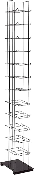 Amazon.com: SSWBasics Black Floor Standing Ball Cap Rack and Hat ...