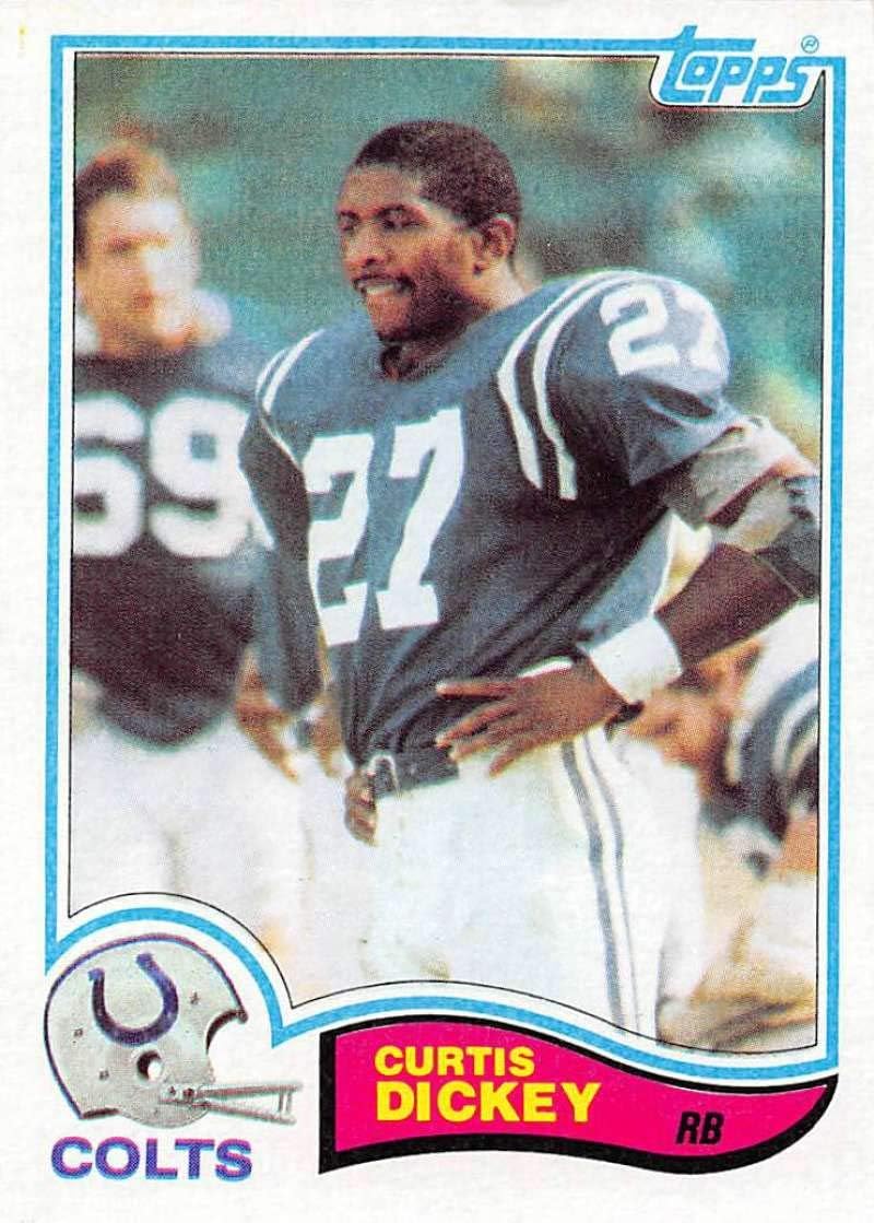 Amazon.com: 1982 Topps Football #13 Curtis Dickey Baltimore Colts ...
