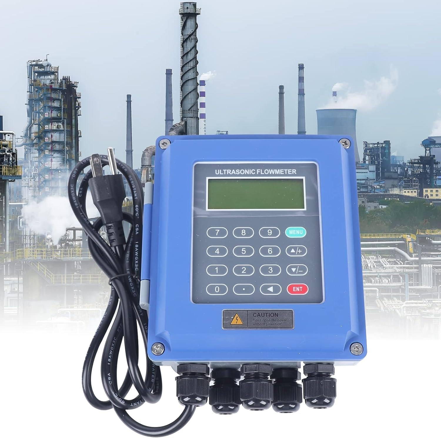 Electronic Flow Meters Ultrasonic Water Flow Meter Digital Portable ...