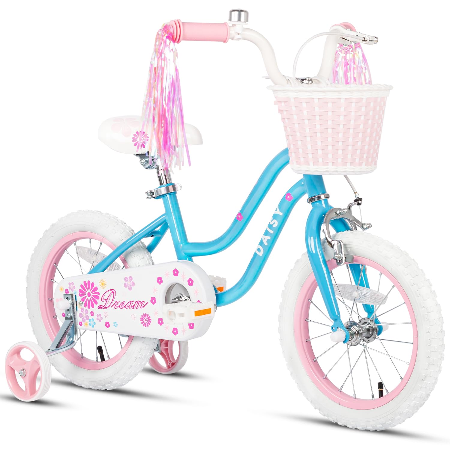 Glerc Daisy 12 14 16 Inch Girl Princess Style Bike for 2-7 Years Old ...