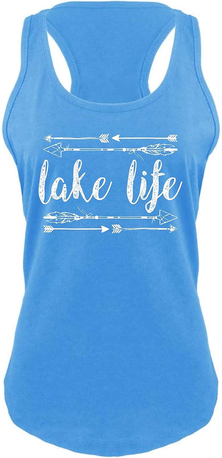 Amazon.com: Lake Life Women's Racerback Tank Top - Cute, Comfy, Trendy ...