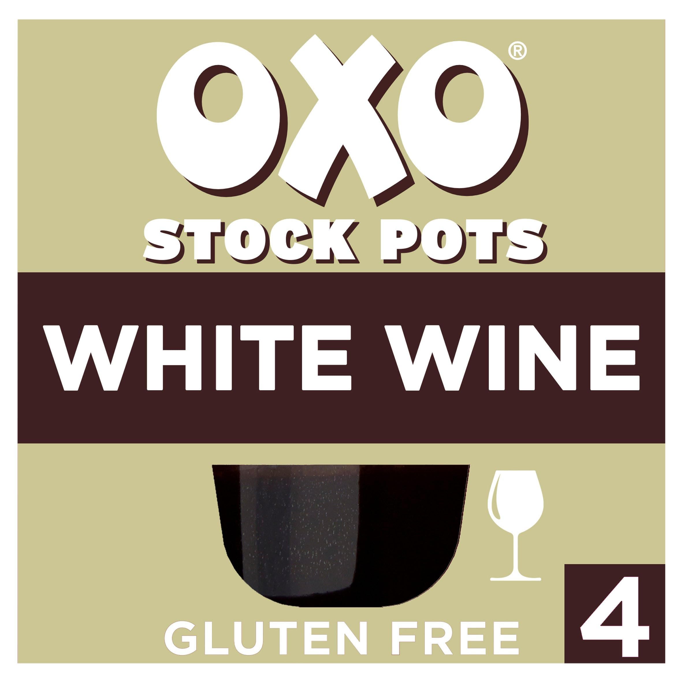 OXO Stock Pots White Wine 4 x 20 g (80 g) : Amazon.co.uk: Home & Kitchen