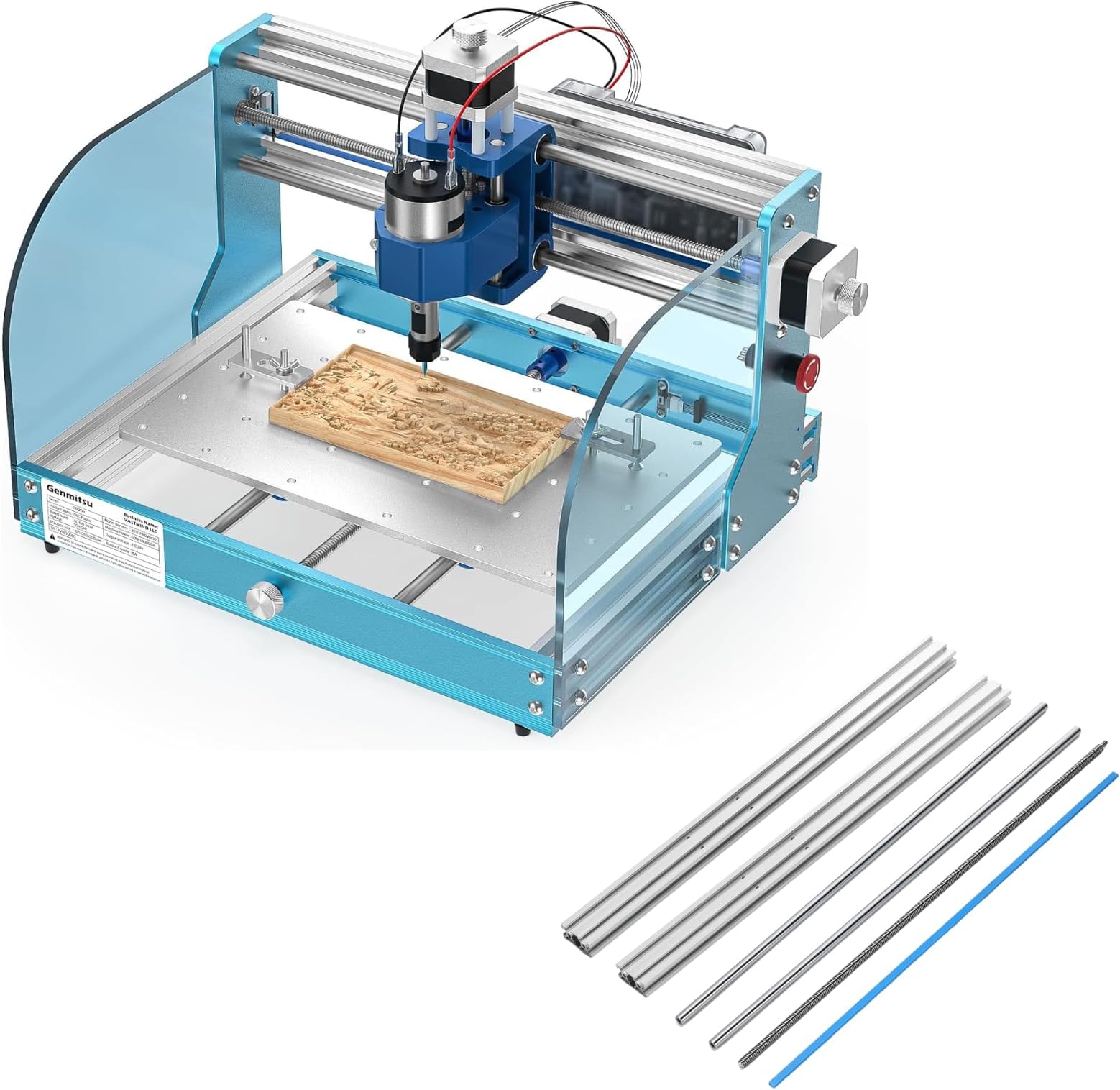 Genmitsu 3018-PROVer V2 CNC Milling Machine, Desktop CNC for Beginner ...