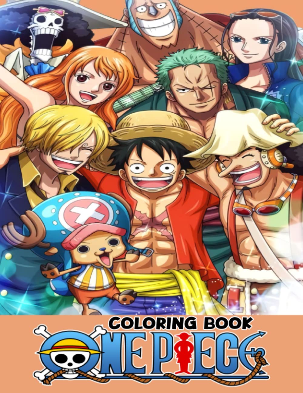 Buy One Píece Coloring Book: 120+ Amazing One Píece Coloring Pages for ...