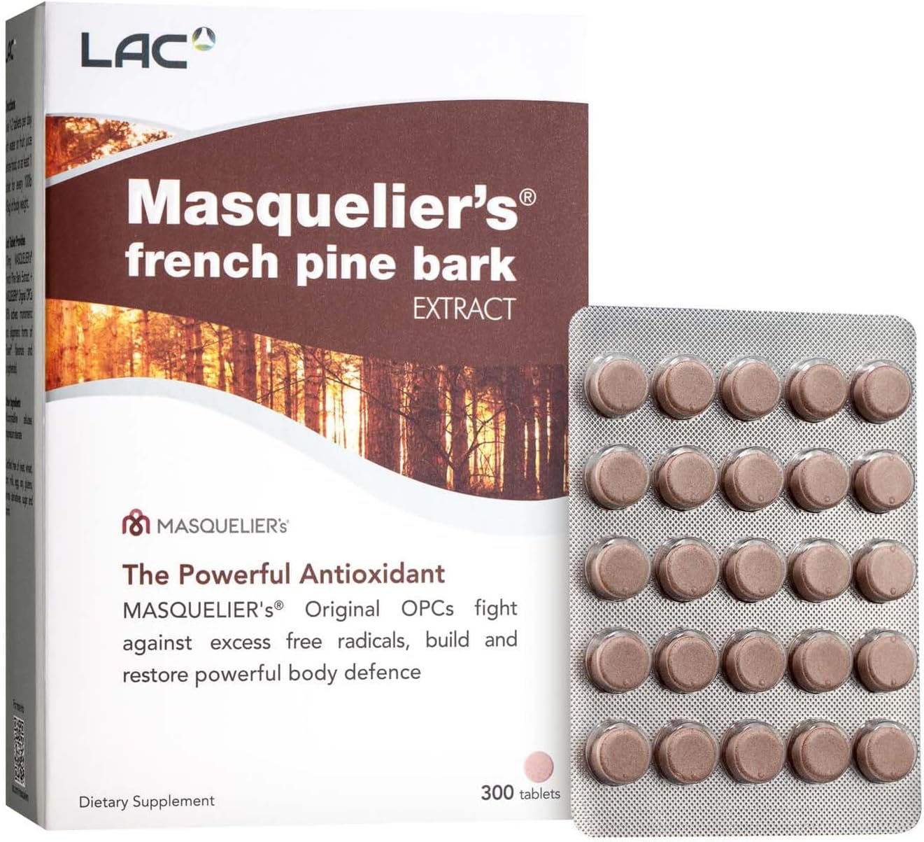 Amazon.com: LAC Masquelier's French Pine Bark Extract | Supplementation ...