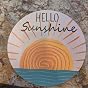 Amazon.com: Summer Hello Sunshine Door Sign Beach Decor Sun Sets Over ...
