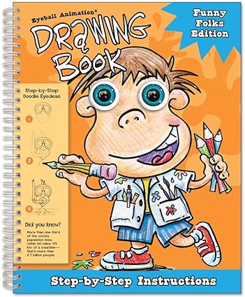 Amazon | Eyeball Animation Drawing Book: Funny Folks Edition | Cole ...
