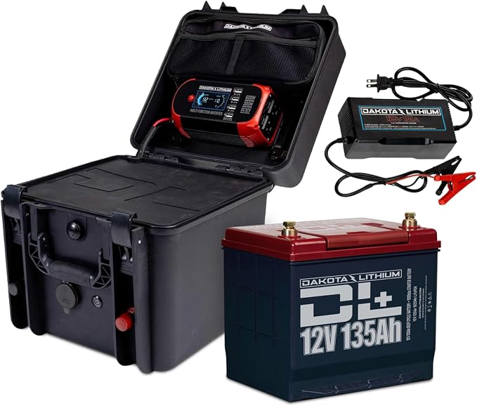 Amazon.com: Dakota Lithium - Power Box with 12V 135Ah LiFePO4 Battery ...