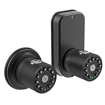 BOTHSTAR Double Sided Keyless Door Knob Lock with Fingerprint and ...