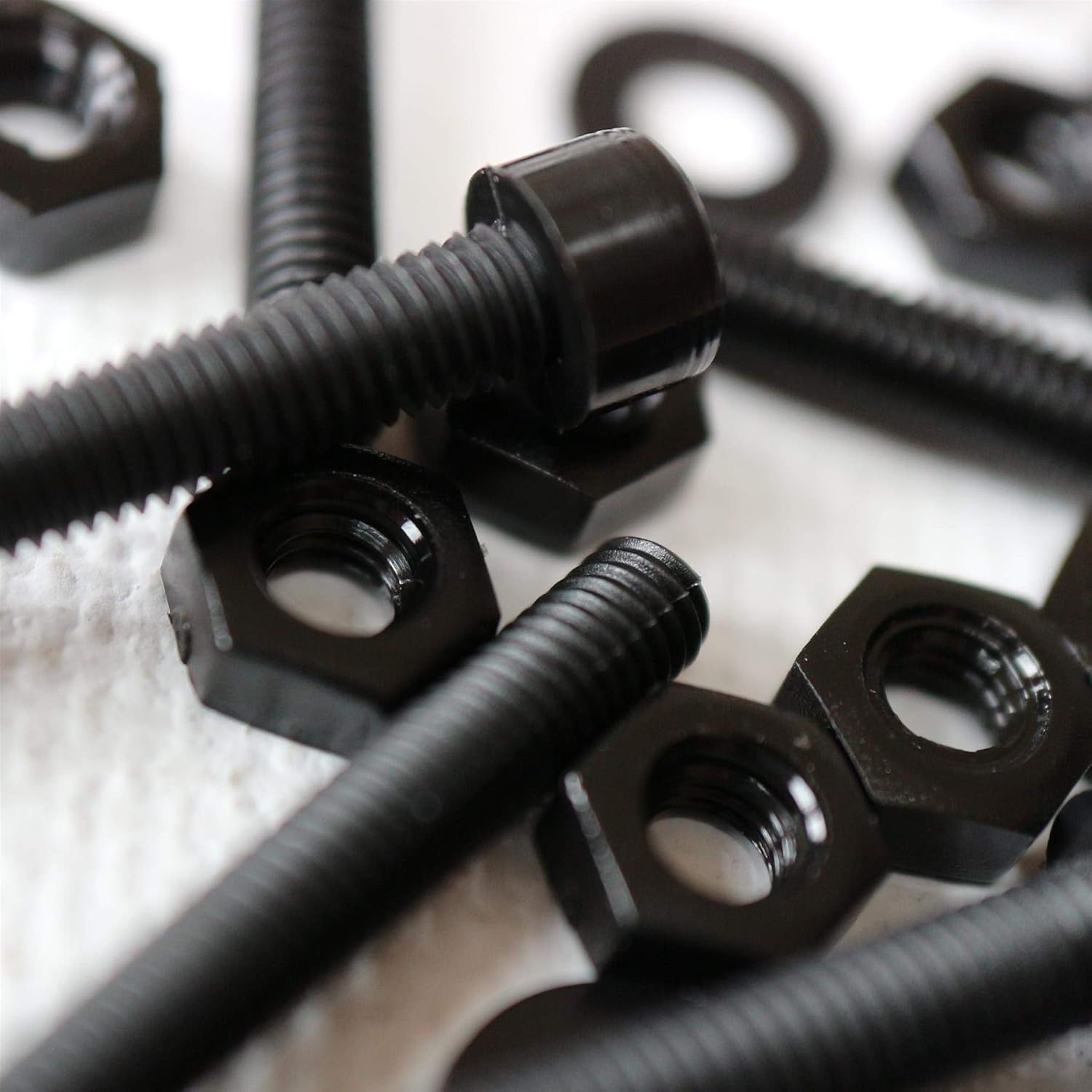 Amazon.com: 50 x Black Nylon socket head, plastic machine screws, M3 x ...
