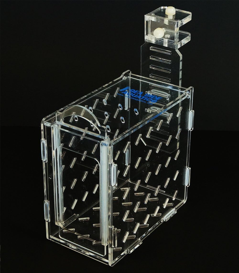 Amazon.com : Sea Side Aquatics Collapsible RF-100C Acclimation Box ...