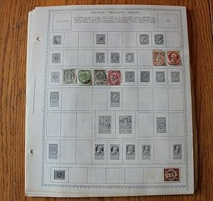 Amazon.com: A36 Lot of Belgium & Colonies Stamps on 28 Minkus binder ...