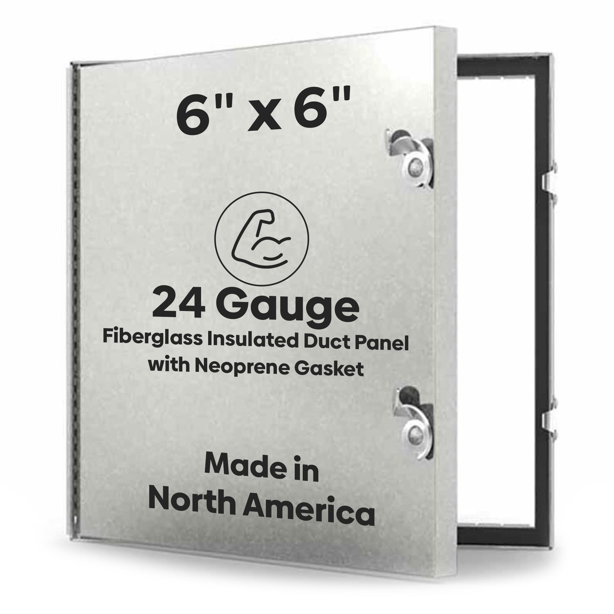 Amazon.com: BEST 6” x 6” Hinged Duct Access Panel with Neoprene ...