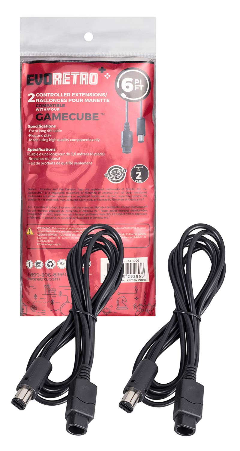 Amazon.com: Controller Extension Cable Compatible for Nintendo Gamecube ...