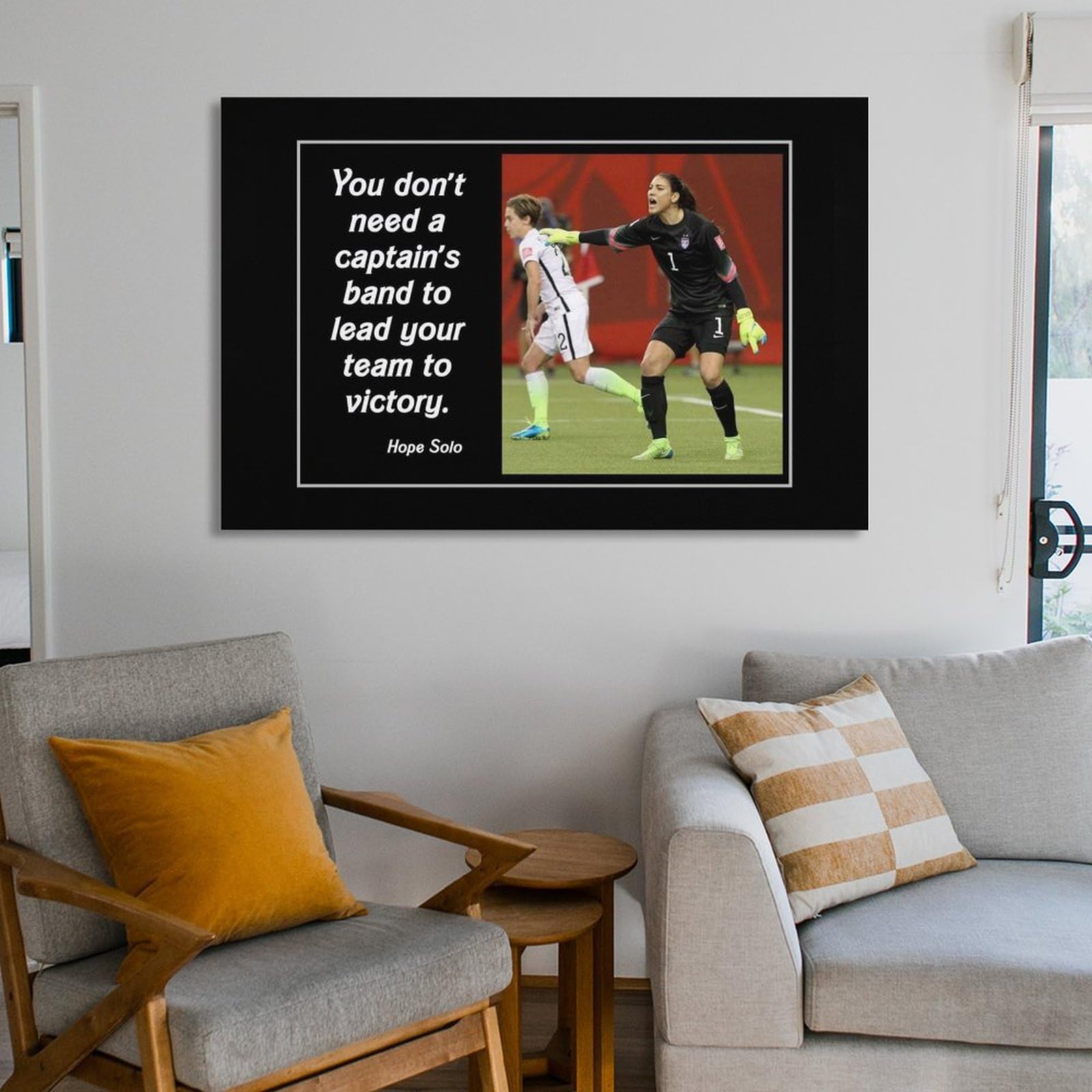 Hope Solo Goalkeeper Soccer Quote Poster Motivational 33 Hope Solo