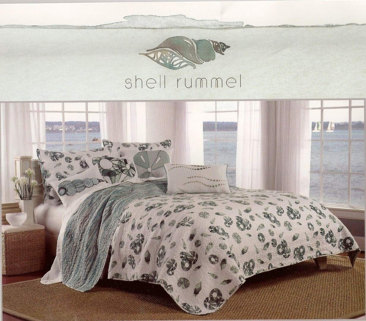 Amazon.com: Shell Rummel Full/Queen Quilt Set : Home & Kitchen