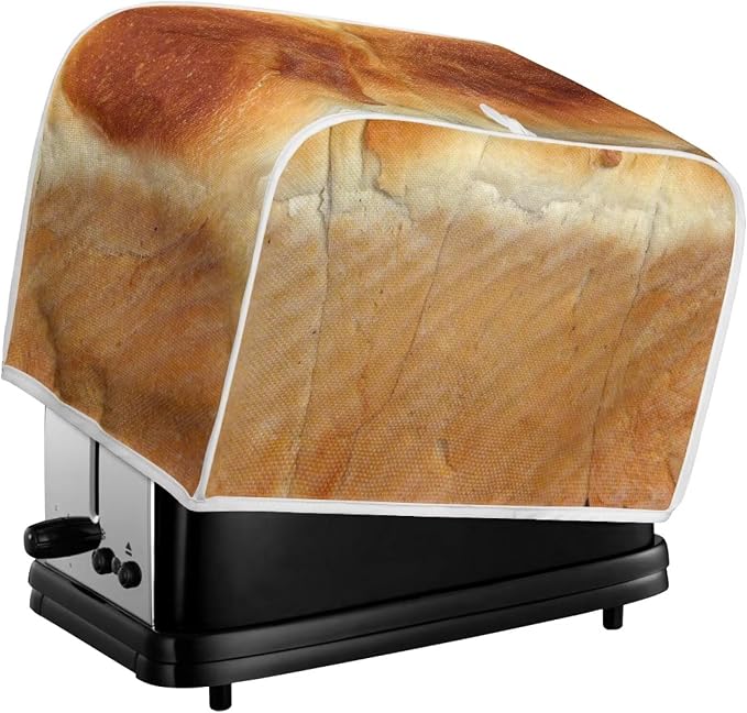 Kuiaobaty Novelty Bread Pattern Toaster Covers 4 Slice, Protective ...