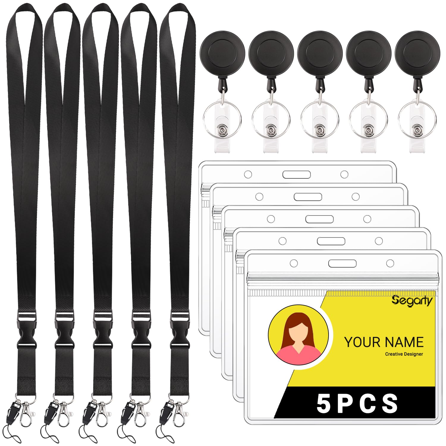 Empty Id Card Key Chain