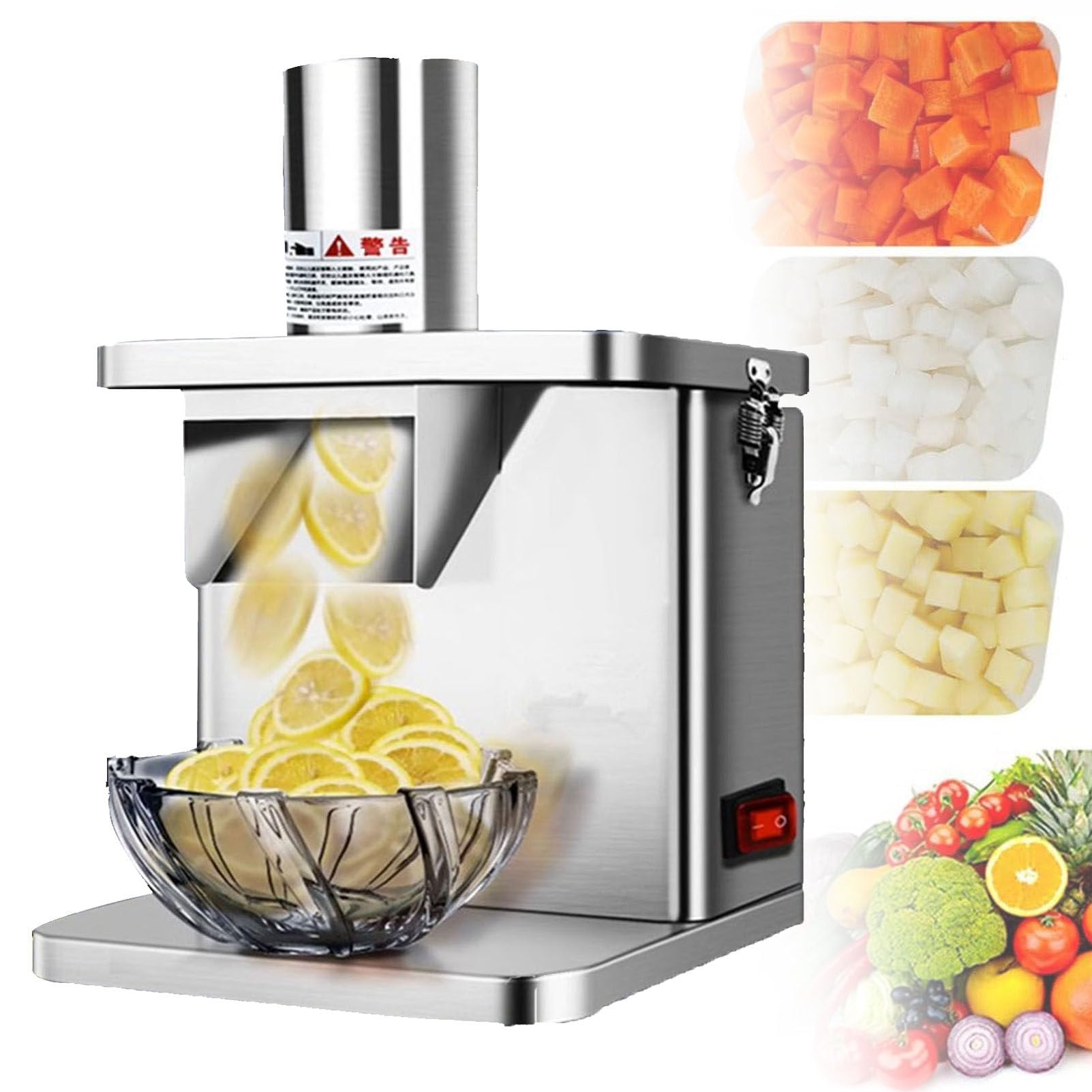 Commercial Machine,Electric Vegetable Dicer Commercial Vegetable ...