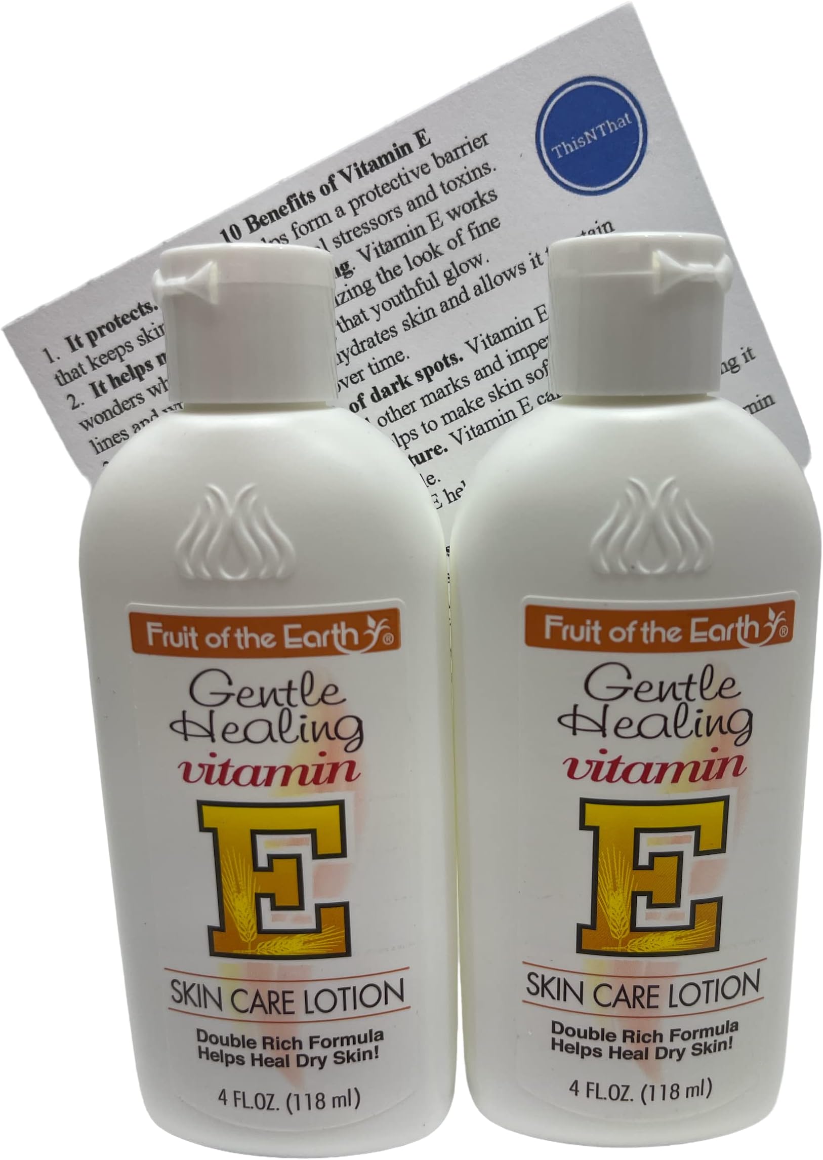 Amazon.com: Fruit Of The Earth Bogo Cream Vitamin-E 4 Ounce Jar (113g ...