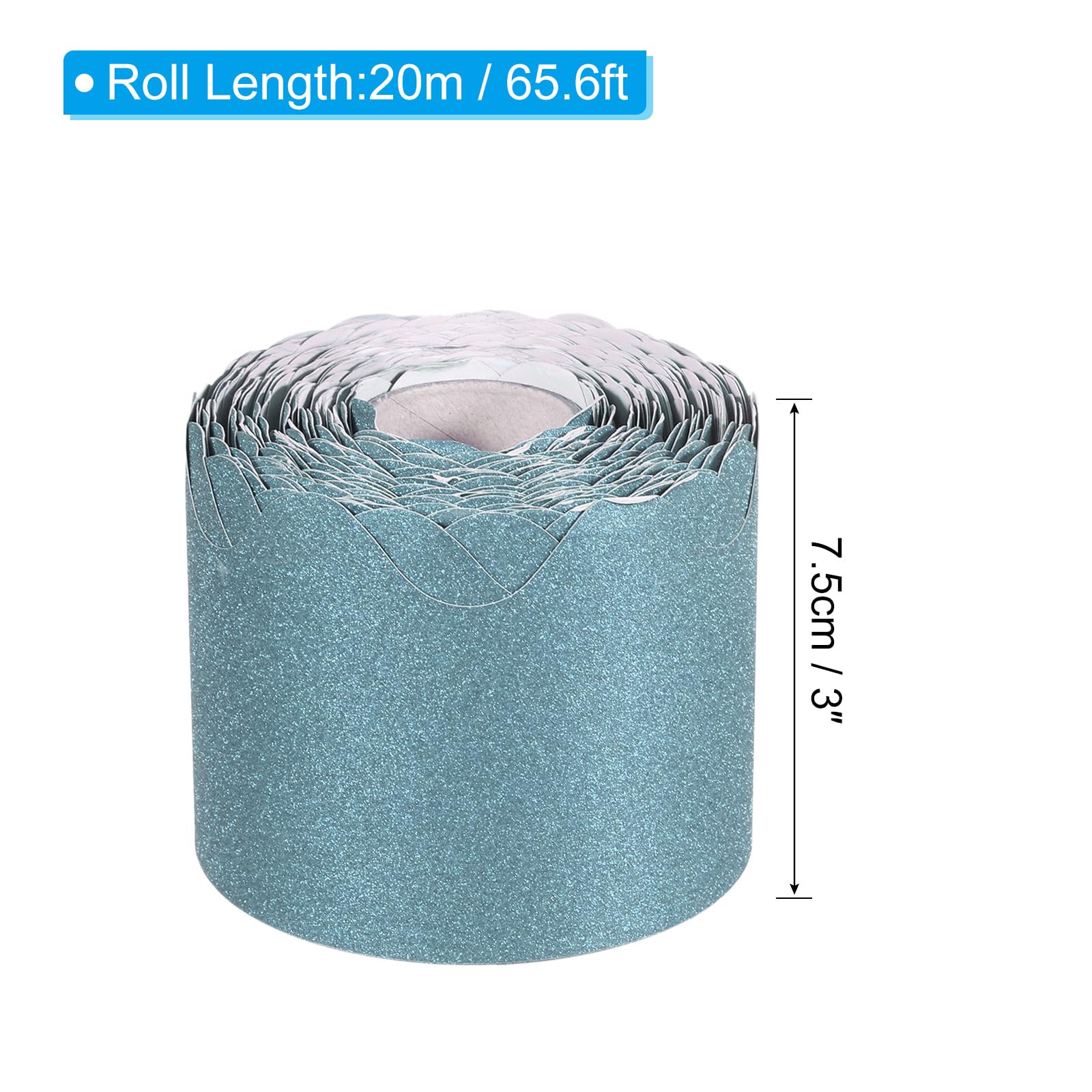 Black Bulletin Board Paper PATIKIL Glitter Bulletin Board Border - 65 ...