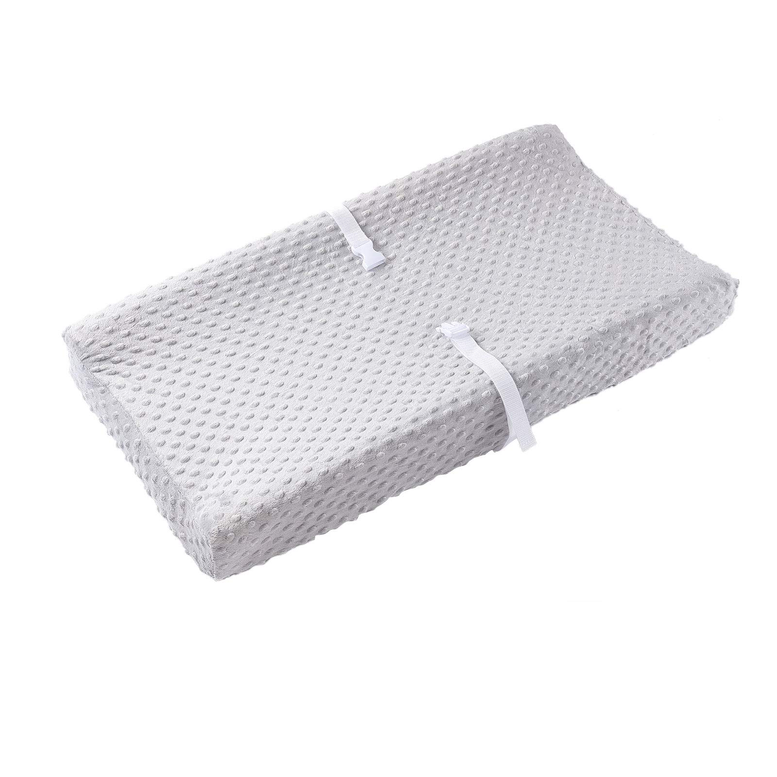 Amazon.com: Baby Changing Pad Cover, Super Soft Plush Dot Diaper ...