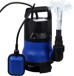 Homdox Sump Pump 1/2HP Submersible Clean/Dirty Water Pump For Basement ...