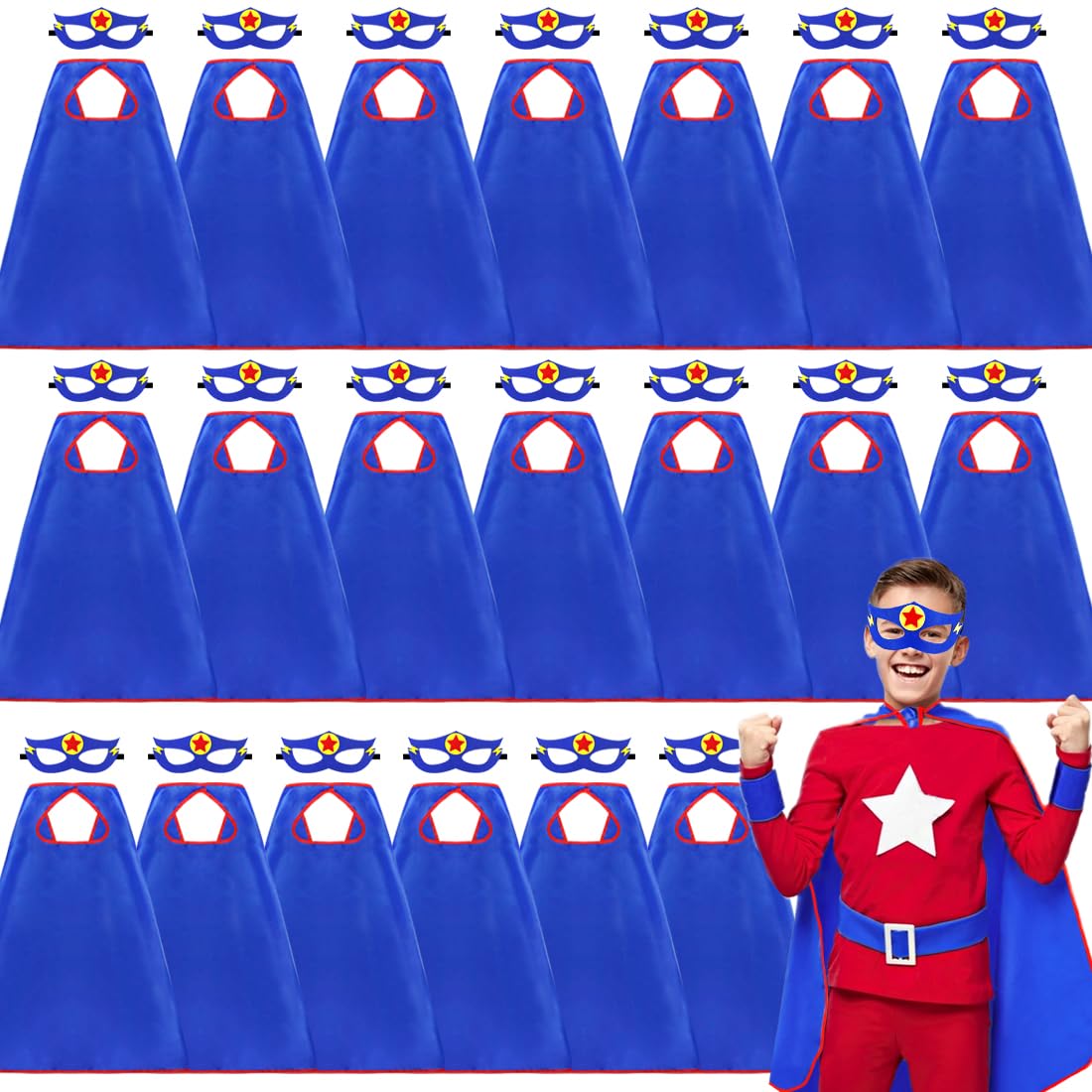 Snapklik.com : Superhero-Capes For Kids Super Hero Capes And Masks Bulk ...