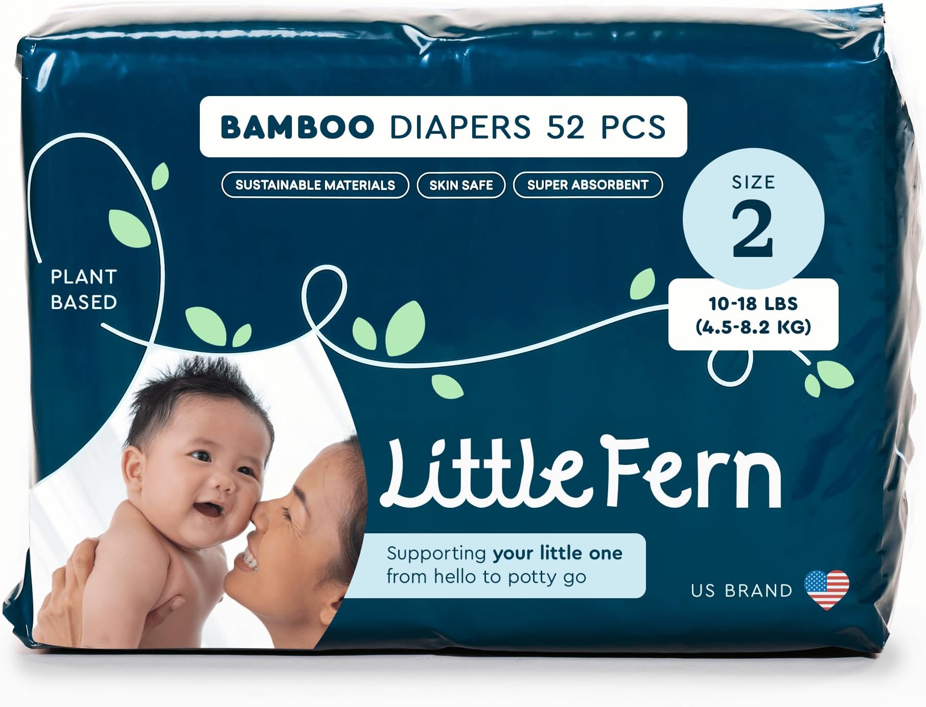 Amazon.com: HOPE BABY Diapers Size 1(8-14 LBS) Disposable Baby Diapers ...